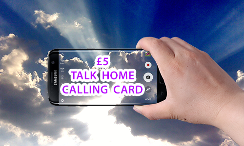 Buy £5 Talk Home Calling Card - Payment By PayPal Or Bank